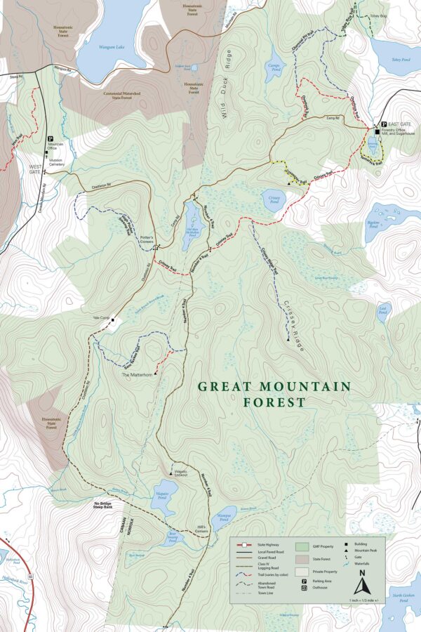 Great Mountain Forest Recreational Map – Great Mountain Forest