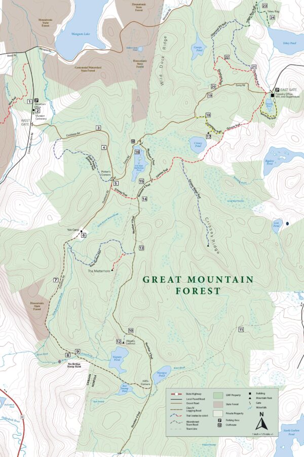 Great Mountain Forest Points of Interest Map – Great Mountain Forest